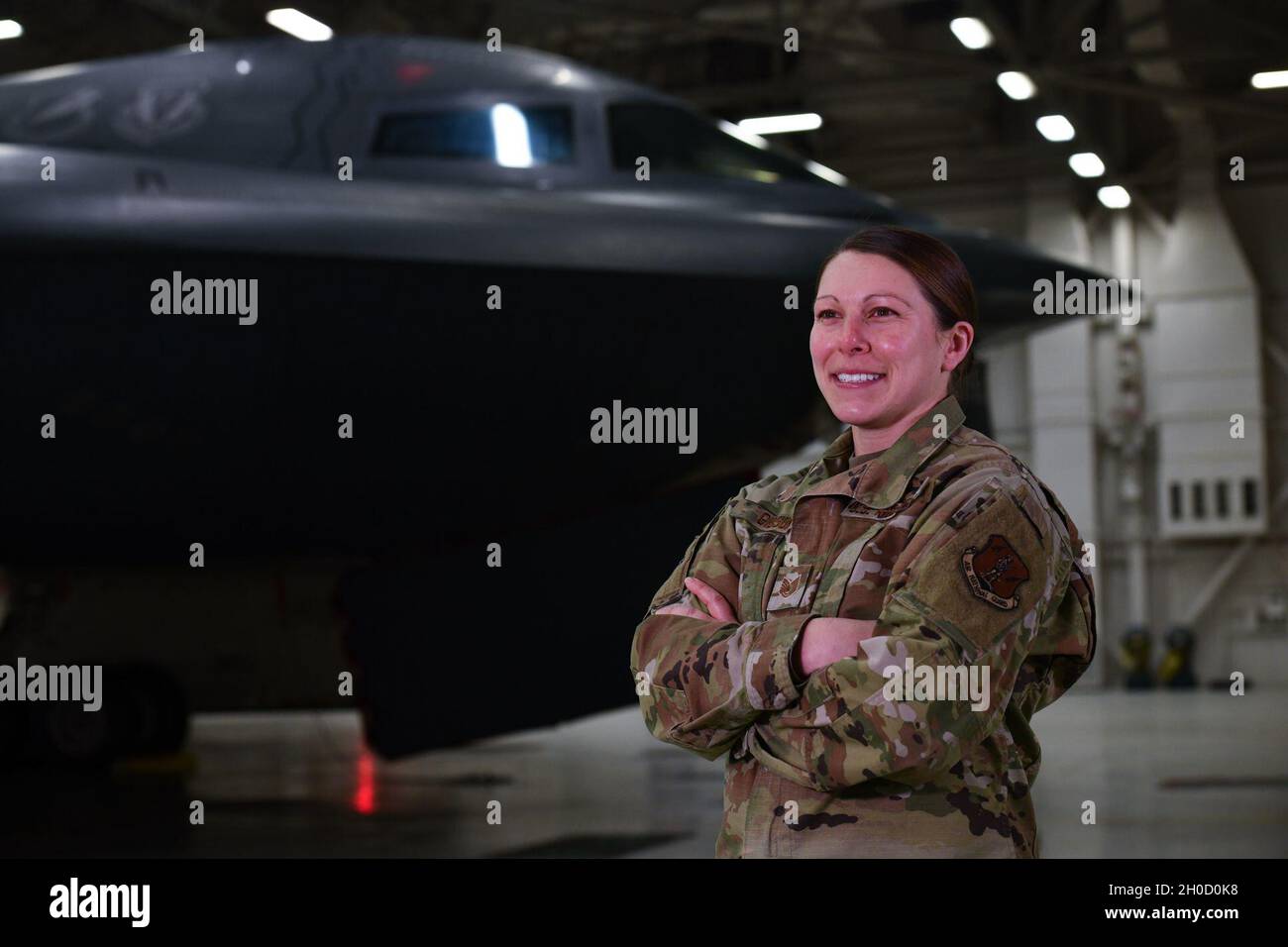 Tech. Sgt. Jessica Gibson, the NCO in charge of non-destructive ...