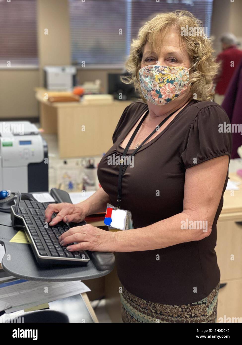 Sherlynn White, working in the Bayne-Jones Army Community Hospital ...