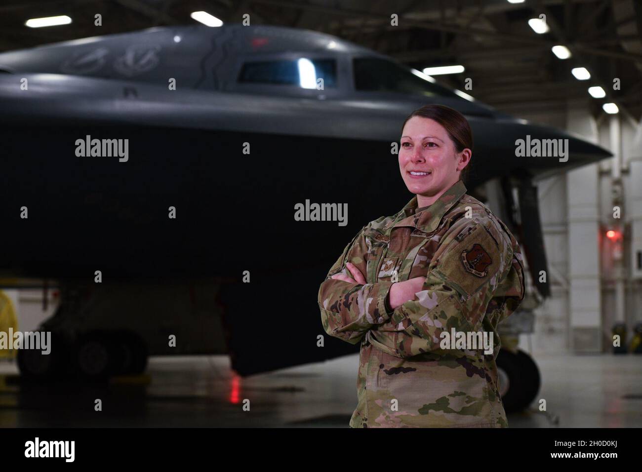 Tech. Sgt. Jessica Gibson, the NCO in charge of non-destructive ...