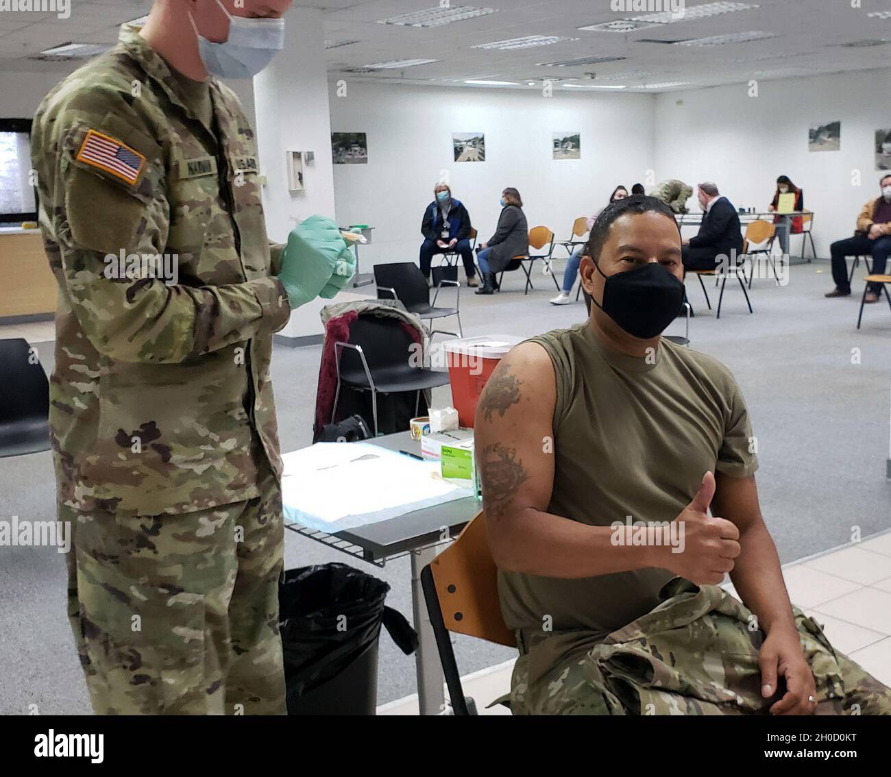 U.S. Army Lt. Col. Wayne S. Lett, Deputy Commander, 2d Theater Signal ...