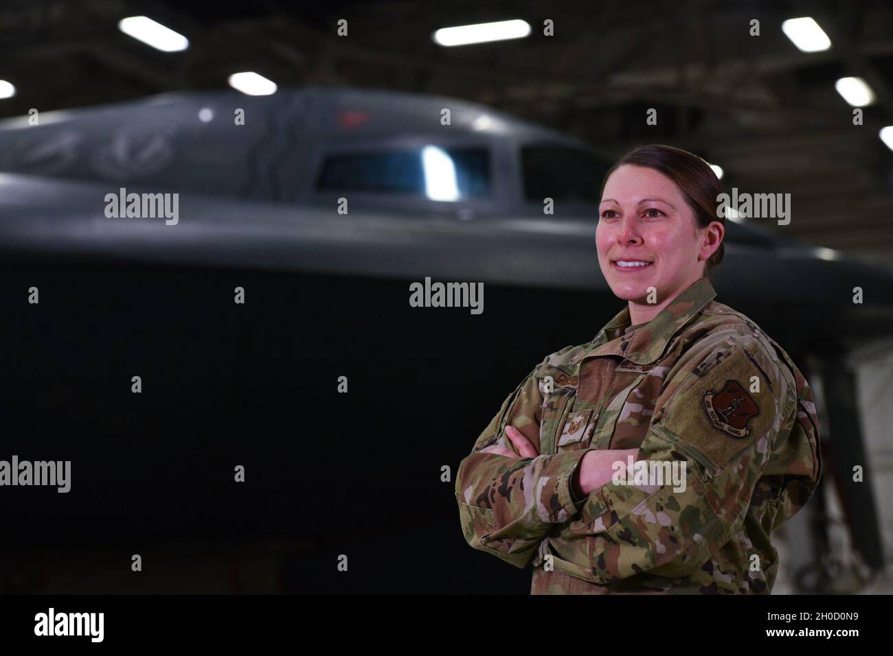 Tech. Sgt. Jessica Gibson, the NCO in charge of non-destructive ...