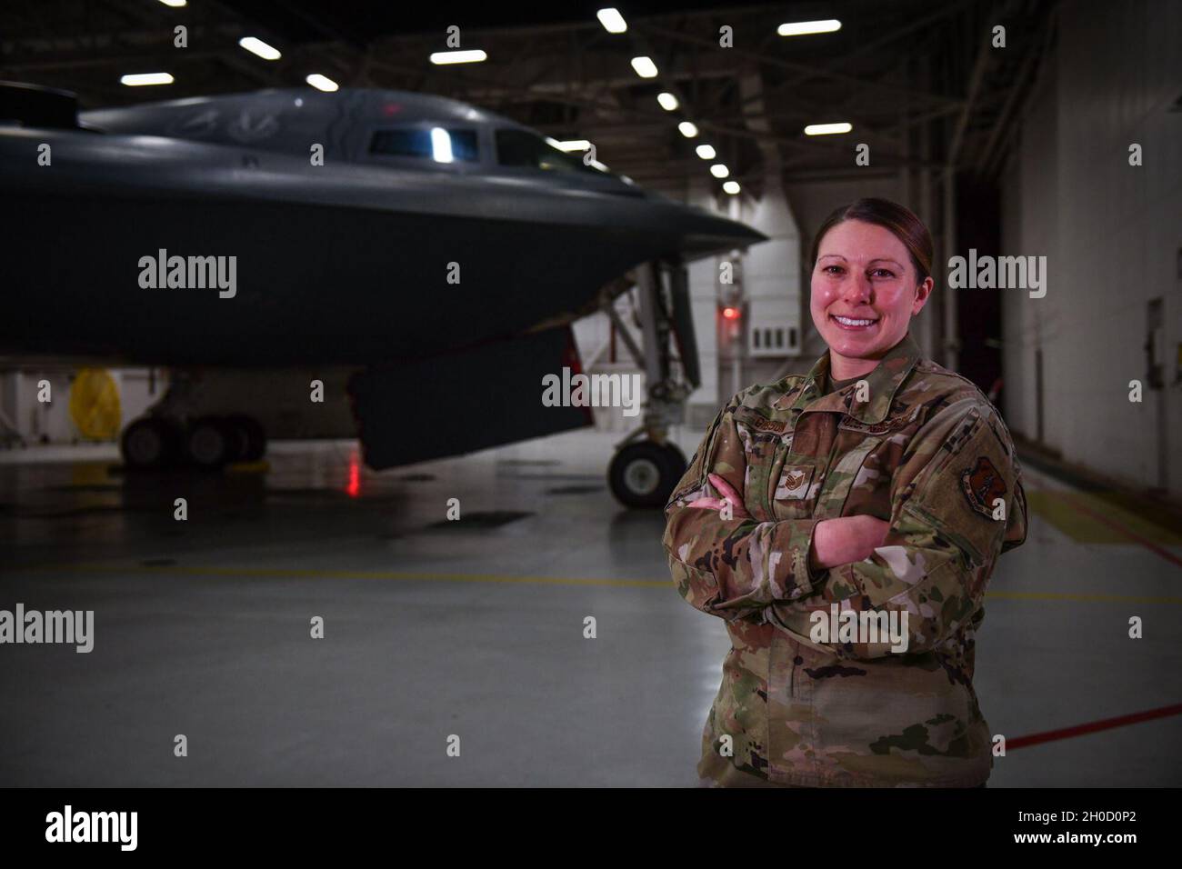 Tech. Sgt. Jessica Gibson, the NCO in charge of non-destructive ...