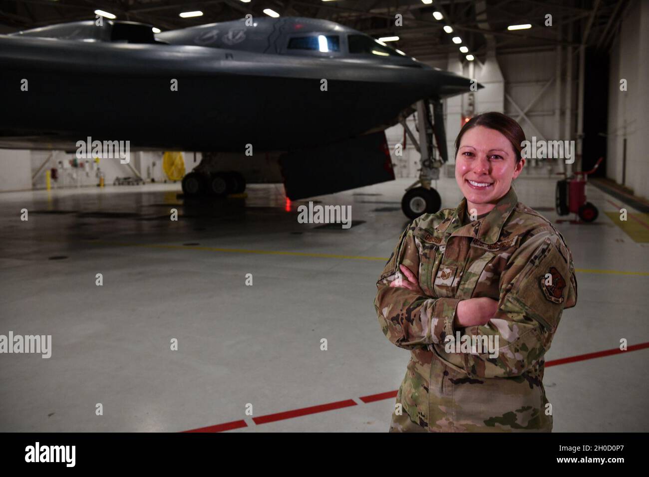Tech. Sgt. Jessica Gibson, the NCO in charge of non-destructive ...