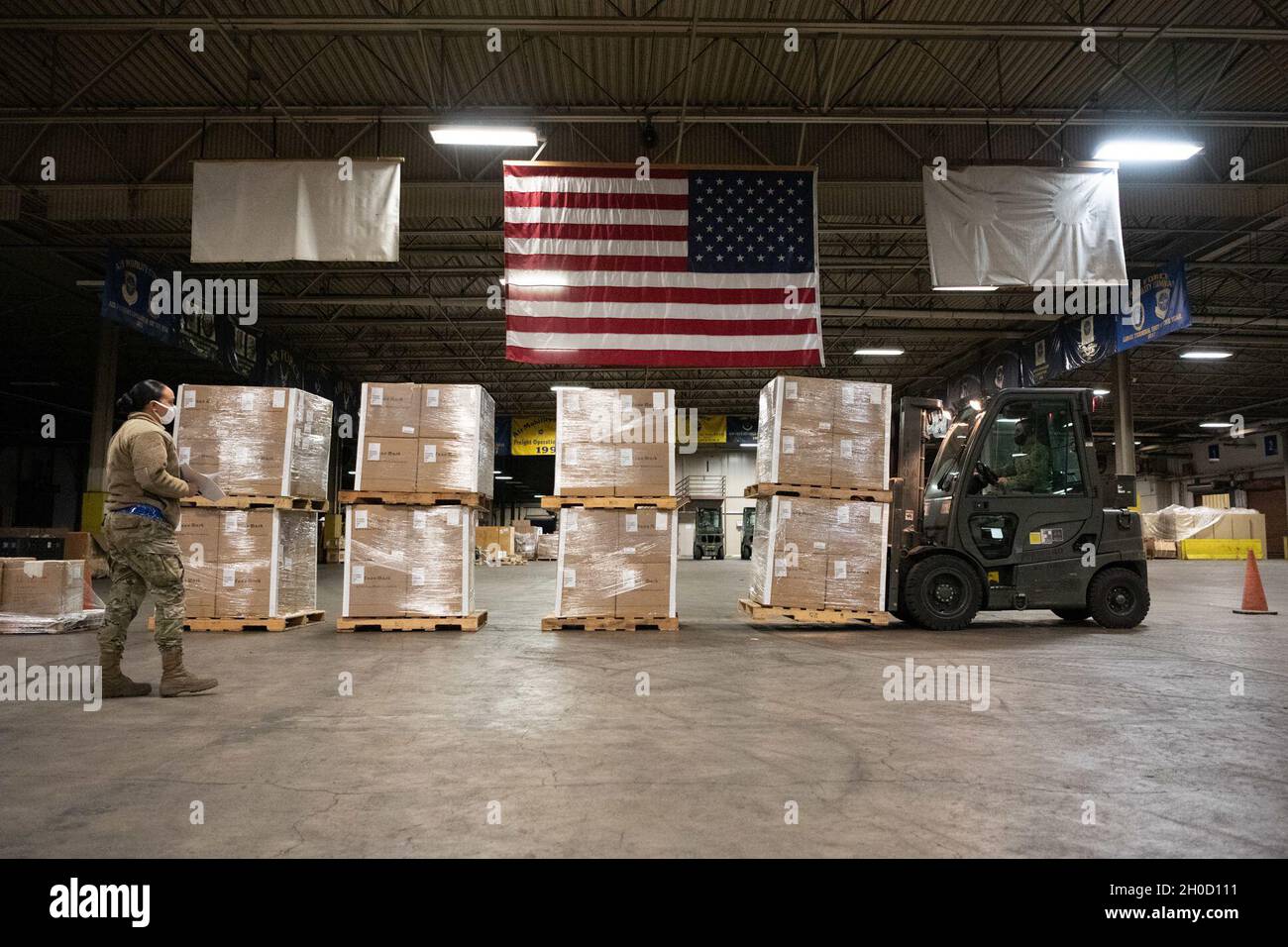 U.S. Air Force Senior Airman Shea Taylor, 60th Aerial Port Squadron ...