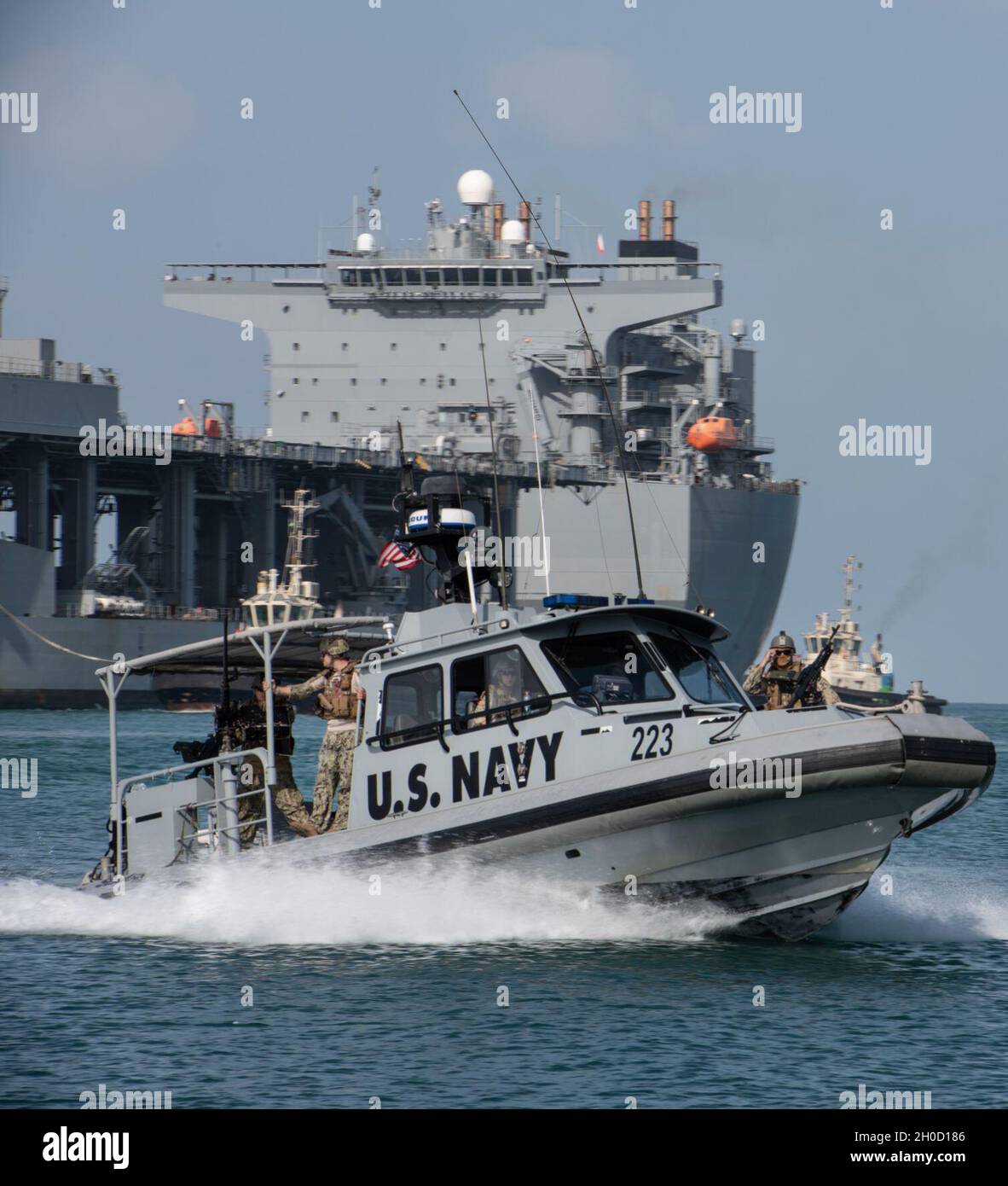 PORT OF DJIBOUTI, Djibouti – U.S. Navy Sailors assigned to Maritime ...