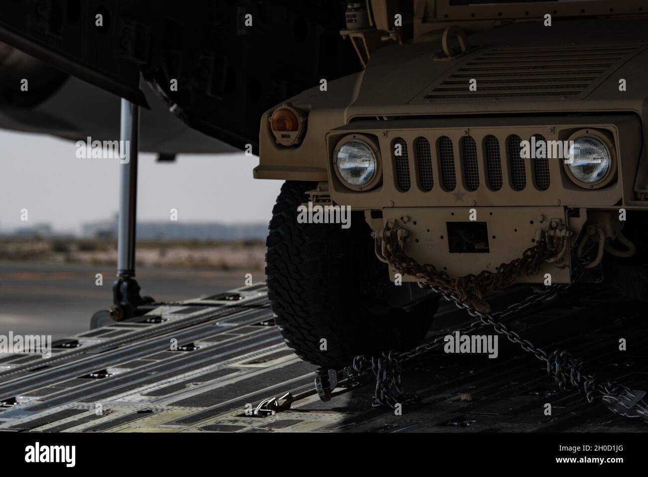 Two U.S. Army M142 High Mobility Artillery Rocket Systems assigned to ...