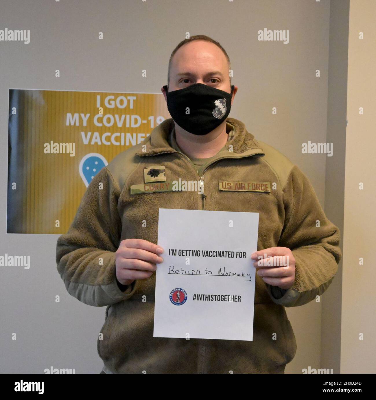 U.S. Air Force Lt. Col. Michael Curry, commander of the 126th Supply ...