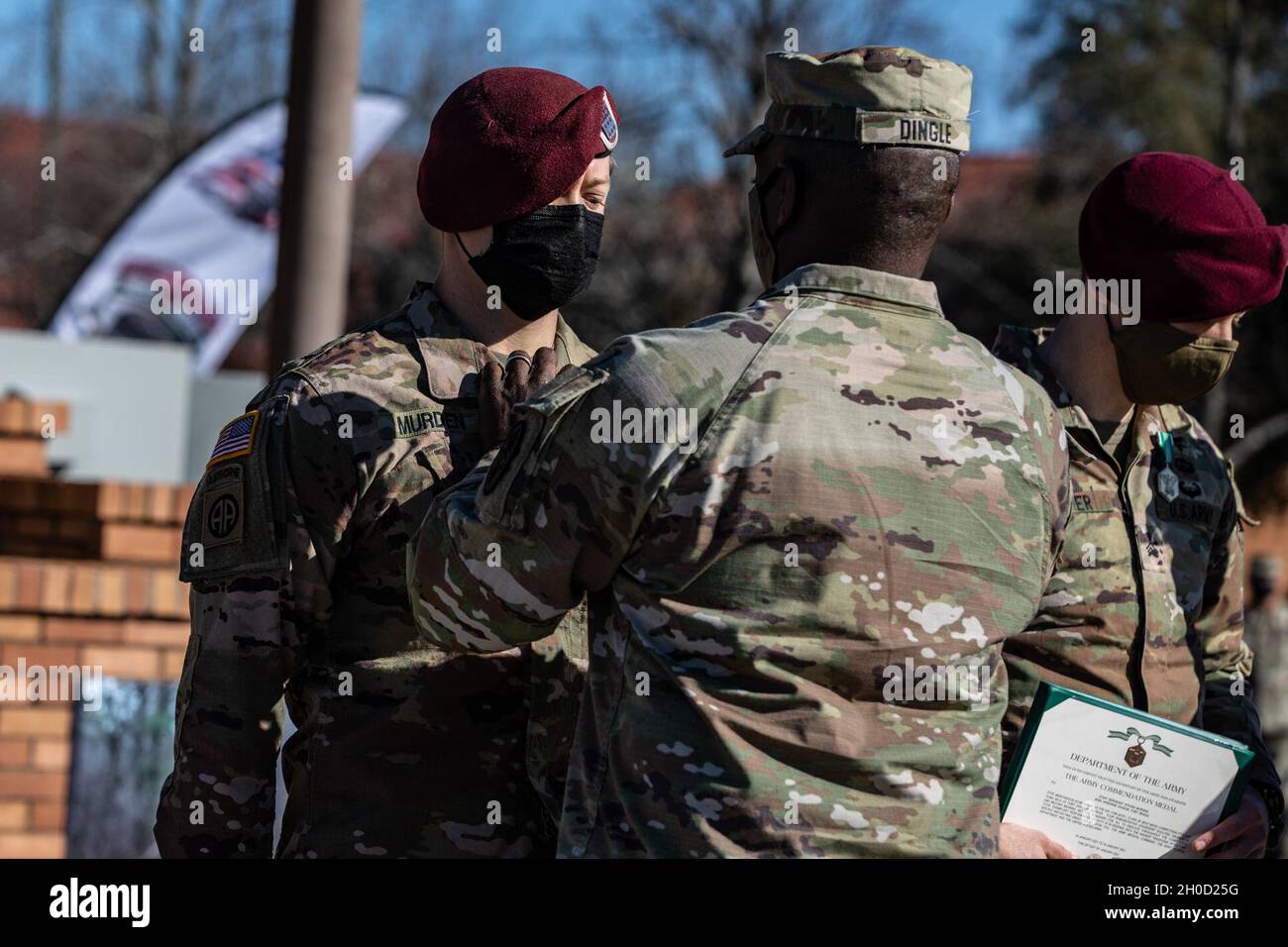 U.S. Army Staff Sgt. Steven Murden of the 82nd Airborne Division is ...