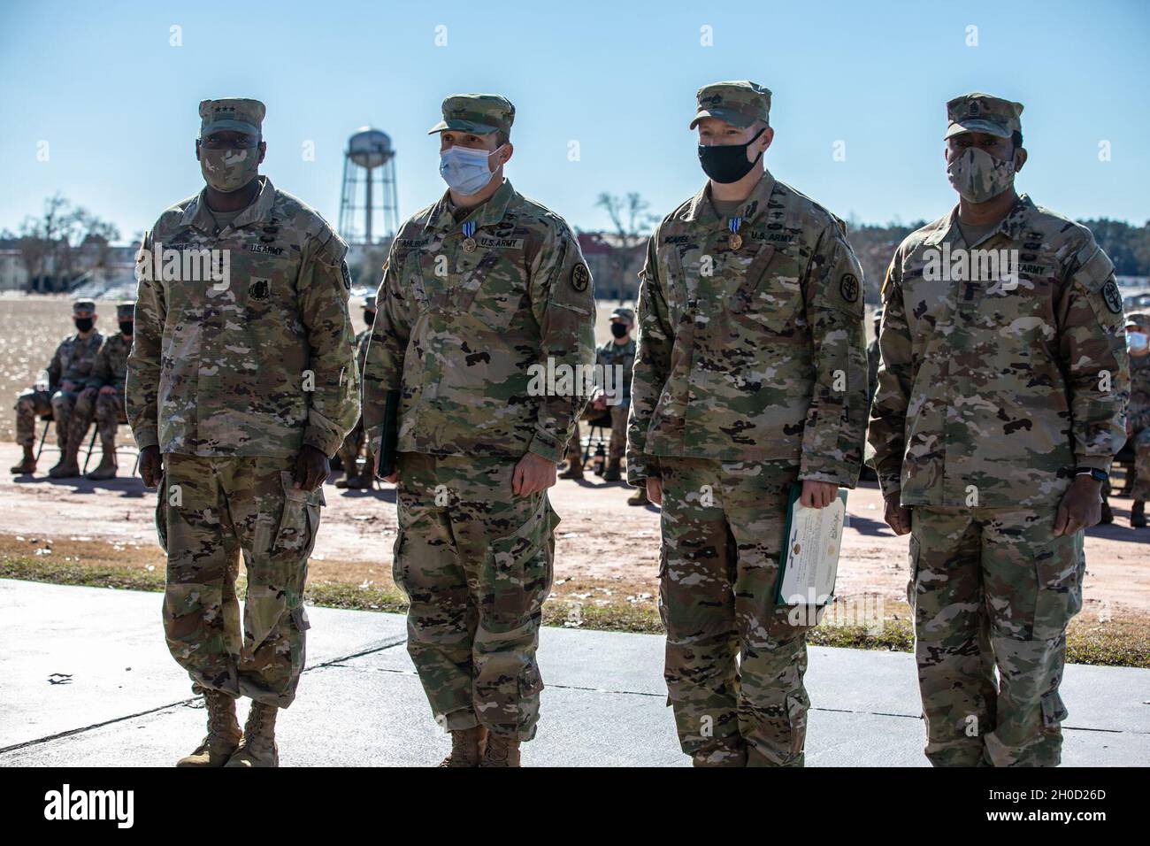 U.S. Army Maj. Joseph Ahlborn and Staff Sgt. David Mcafee, assigned to ...