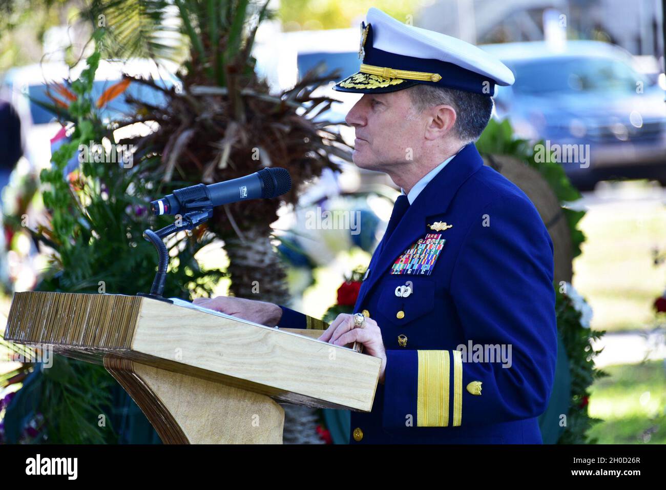 Rear Adm. Eric Jones, Commanding Officer of the Seventh Coast Guard ...