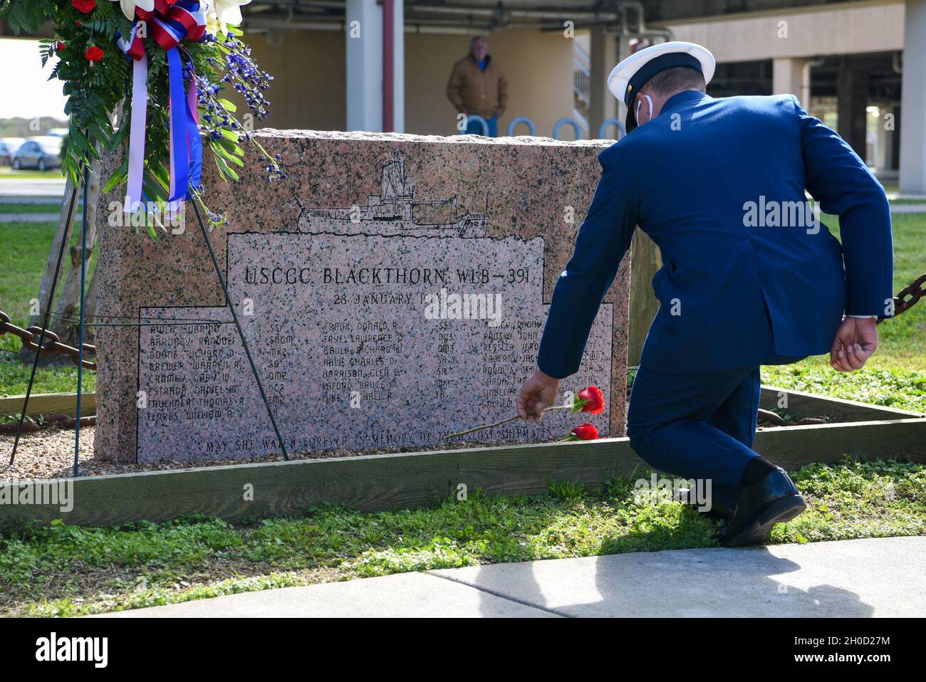A crew member from one of Sector Houston-Galveston's underlying units ...