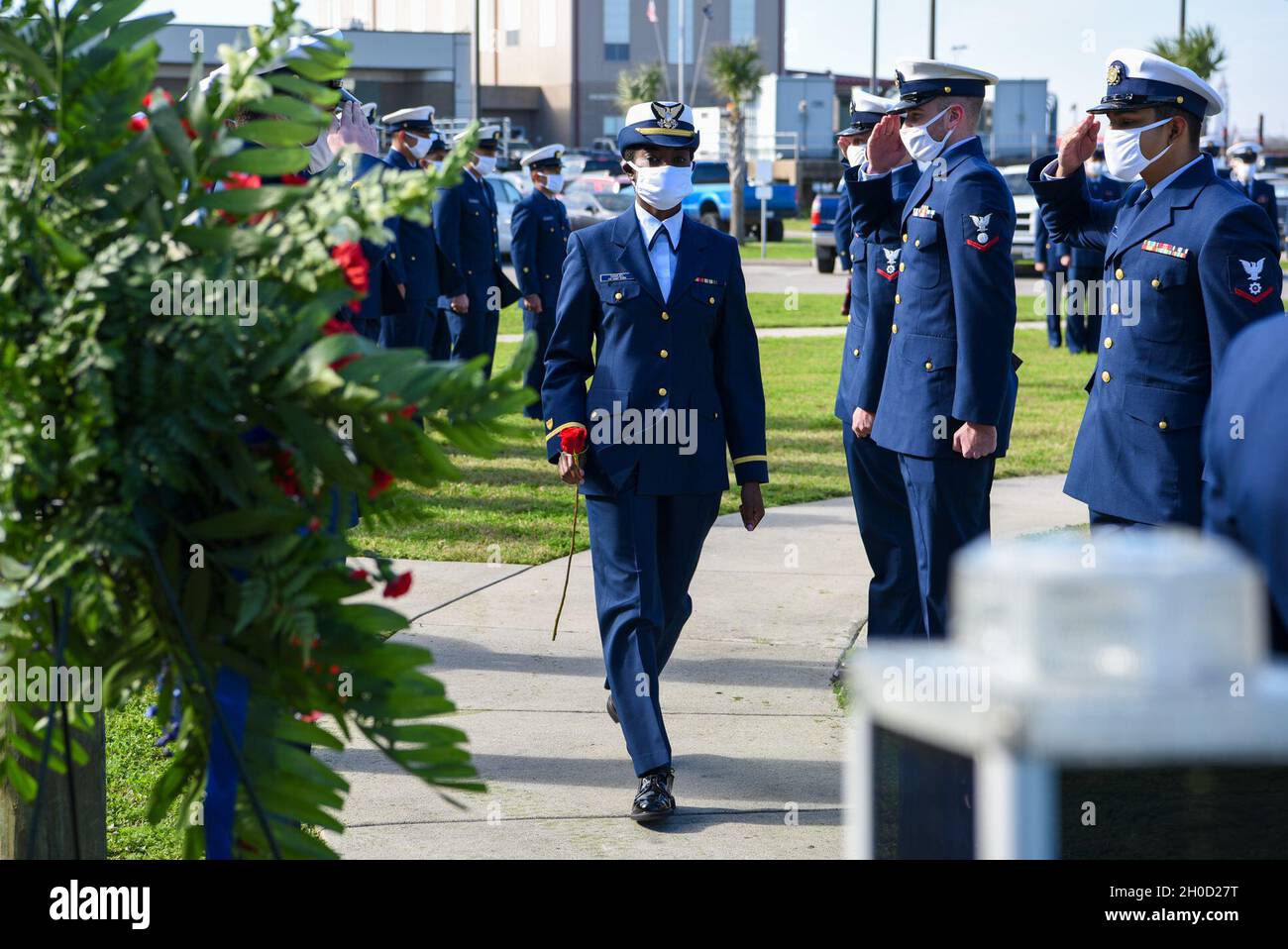 A crew member from one of Sector Houston-Galveston's underlying units ...