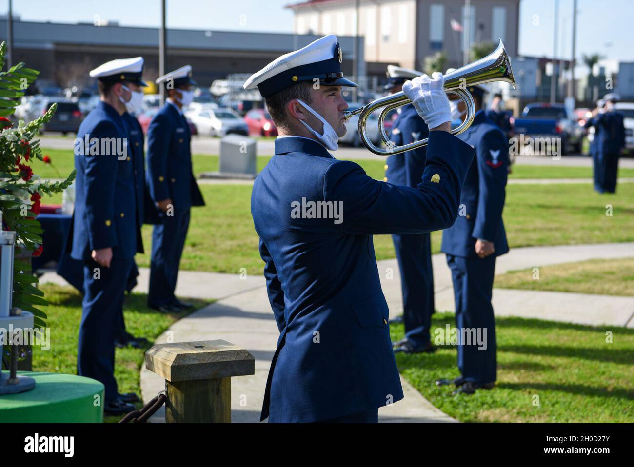 A crew member from one of Sector Houston-Galveston's underlying units ...