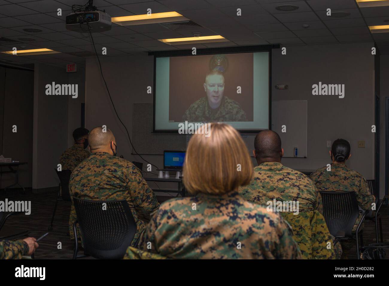 U.S. Marines with II Marine Expeditionary Force Information Group (II ...