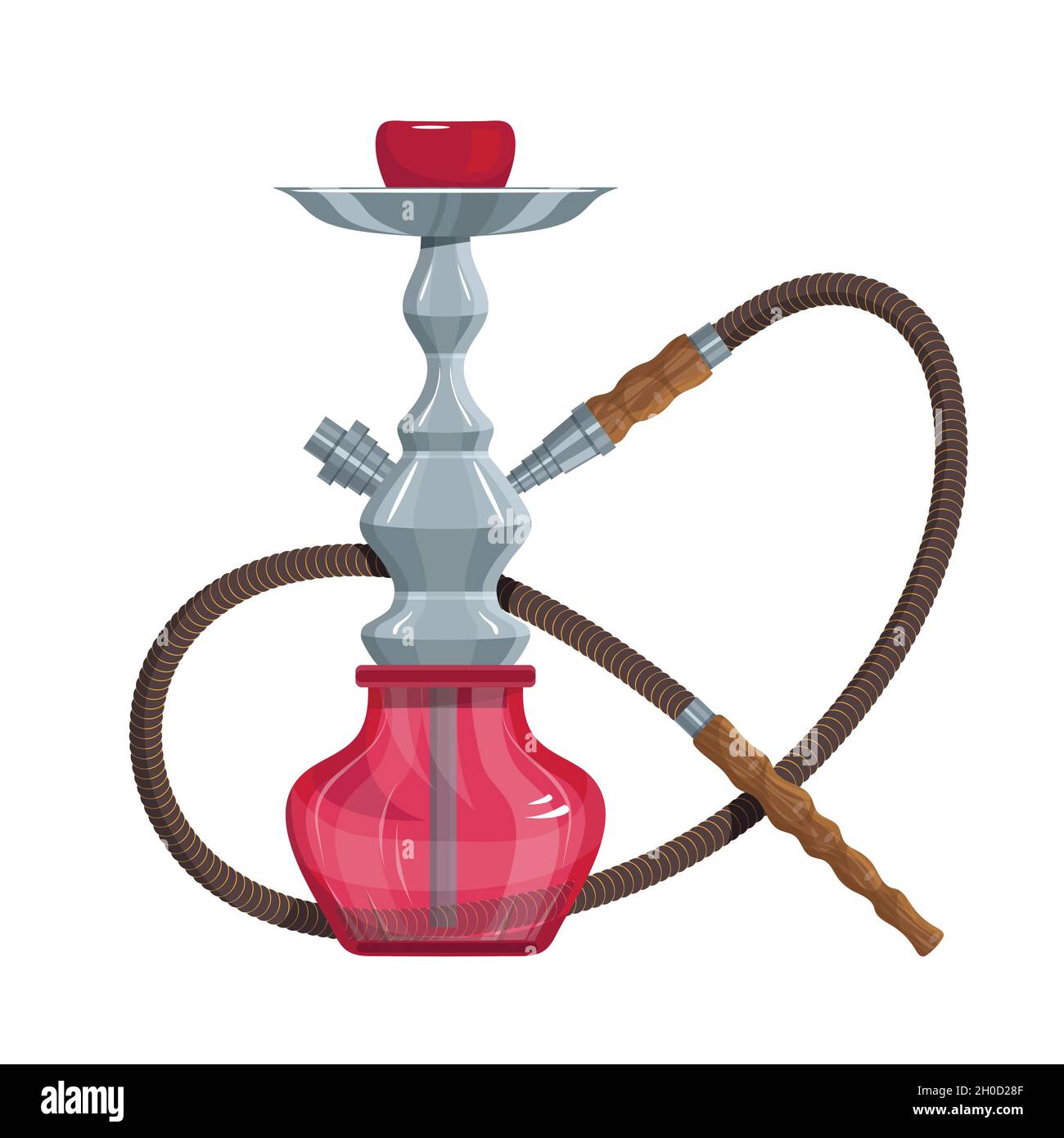 Hookah vector image. Relaxing smoking. Hookah logo design, label, badge ...