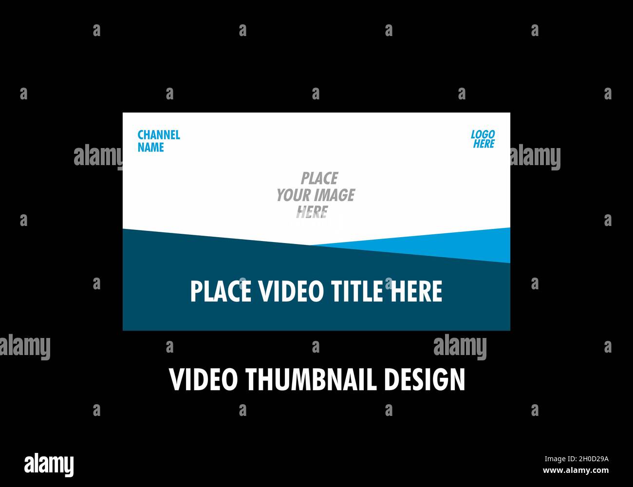 Colorful graphic of video thumbnail design Stock Vector Image & Art - Alamy