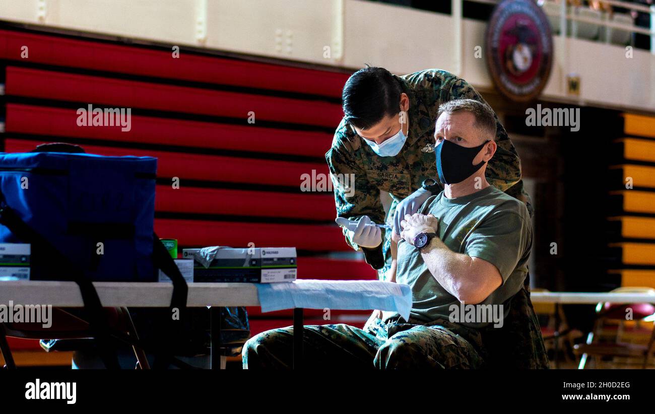 U.S. Marine Corps Col. George Markert, Chief of Staff of 2nd Marine ...