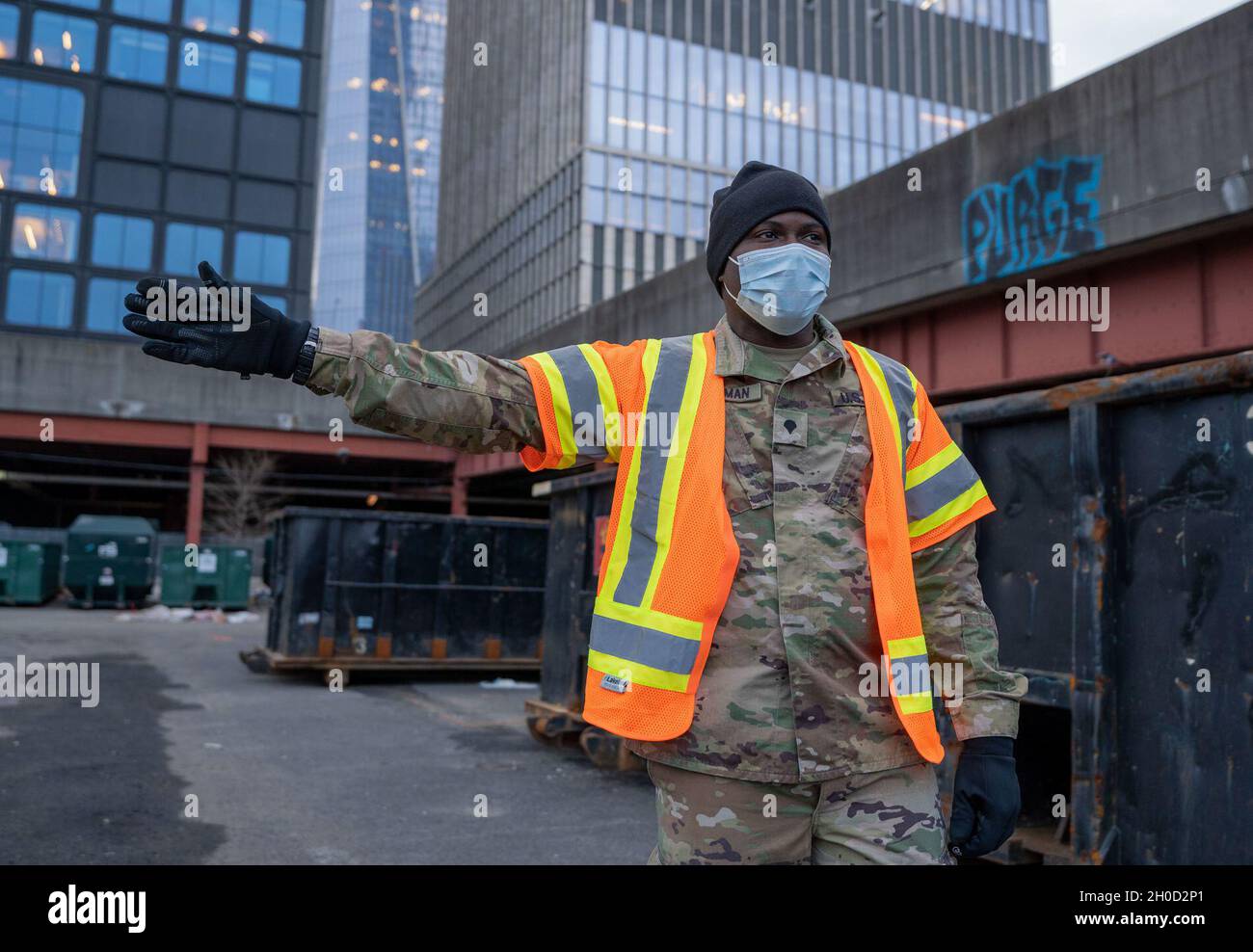 U.S. Army Spc. Robert Coleman, a heavy truck operator responsible for ...