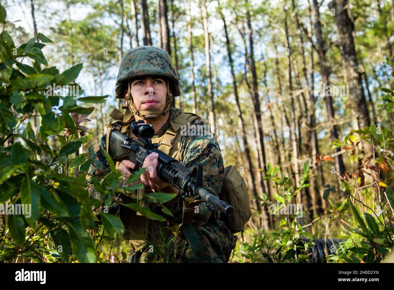U.S. Marine Corps Lance Cpl. Abraham Kilby, , transmissions system ...