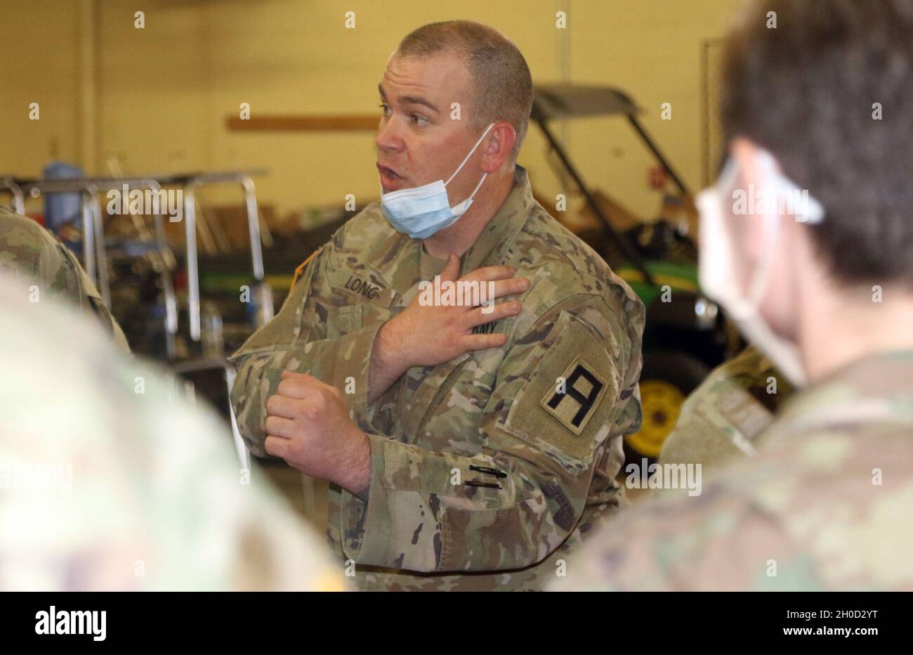 Staff Sgt. John Long, an observer, coach/ trainer, assigned to Task ...