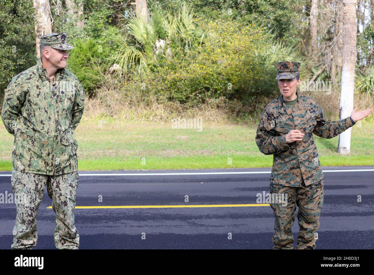 Brig. Gen. Julie L. Nethercot, commanding general of Marine Corps ...