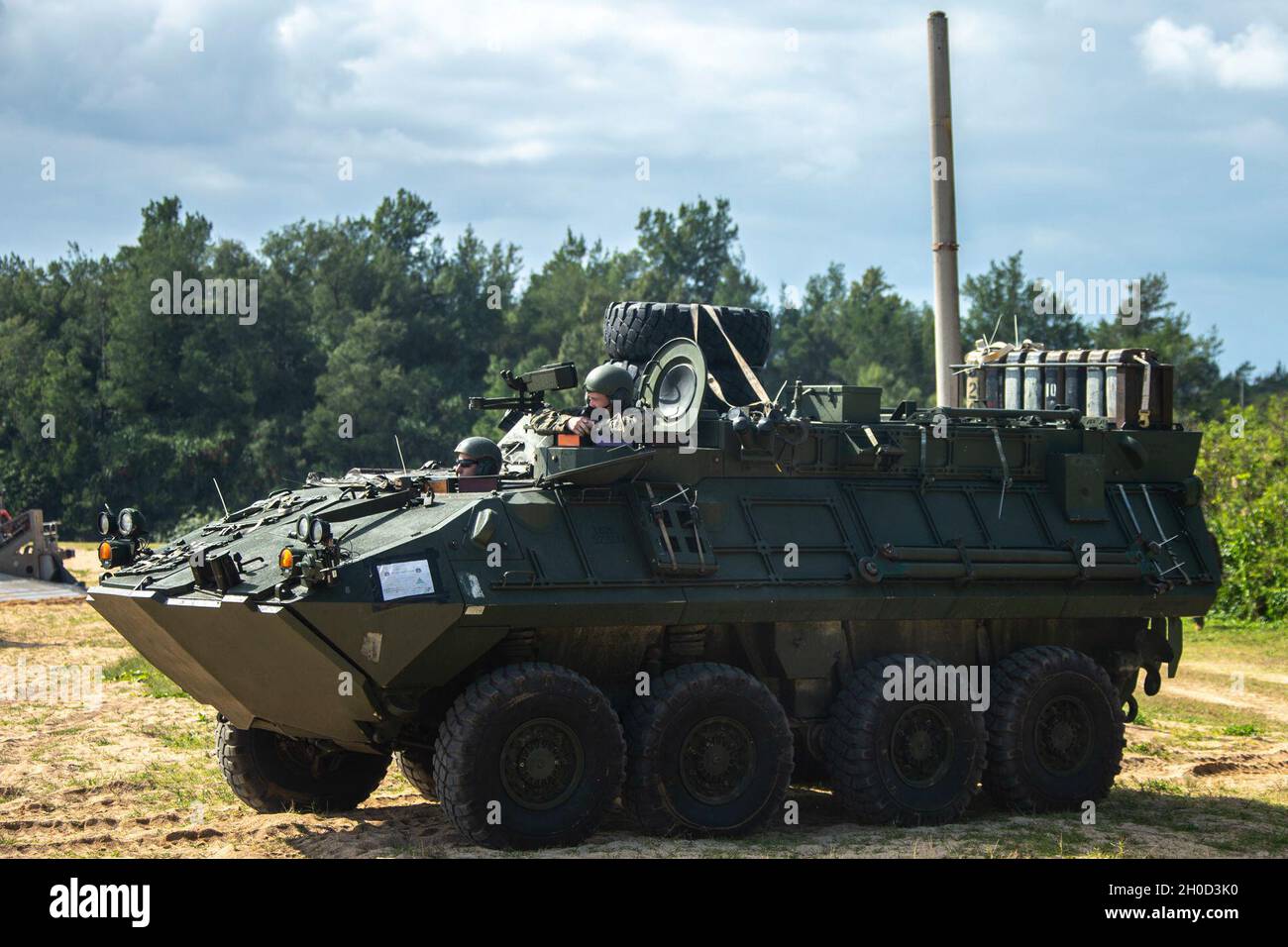 U.S. Marines with Light Armored Reconnaissance (LAR), 3rd Battalion ...