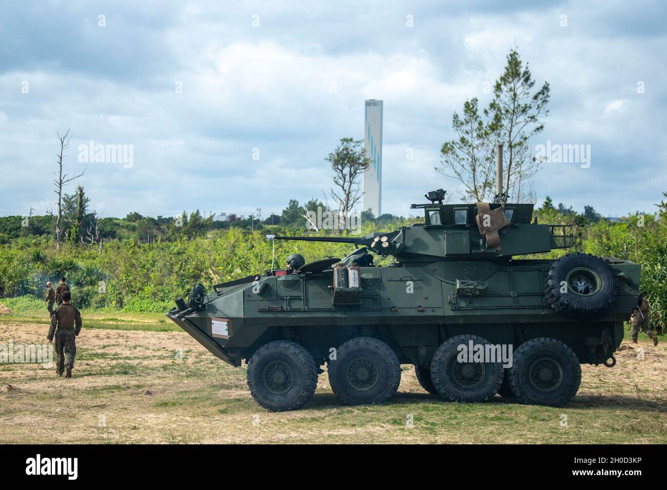 U.S. Marines with Light Armored Reconnaissance (LAR), 3rd Battalion ...