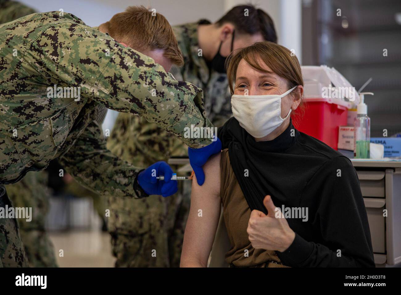 Cdr. Stephanie Hayes, executive officer of Recruit Training Command ...