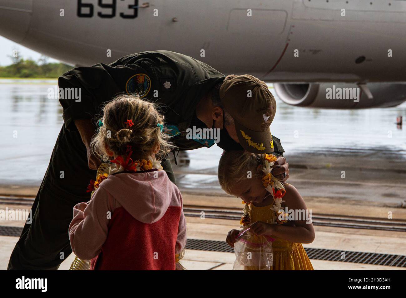 U.S. Navy Cmdr. Joshua J. Lostetter, on-coming commander, U.S. Navy ...
