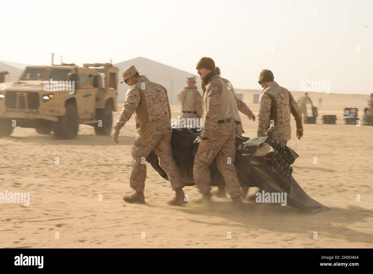 210128-M-JO645-1079 CAMP BUEHRING, Kuwait (Jan. 28, 2021) –U.S. Marines ...