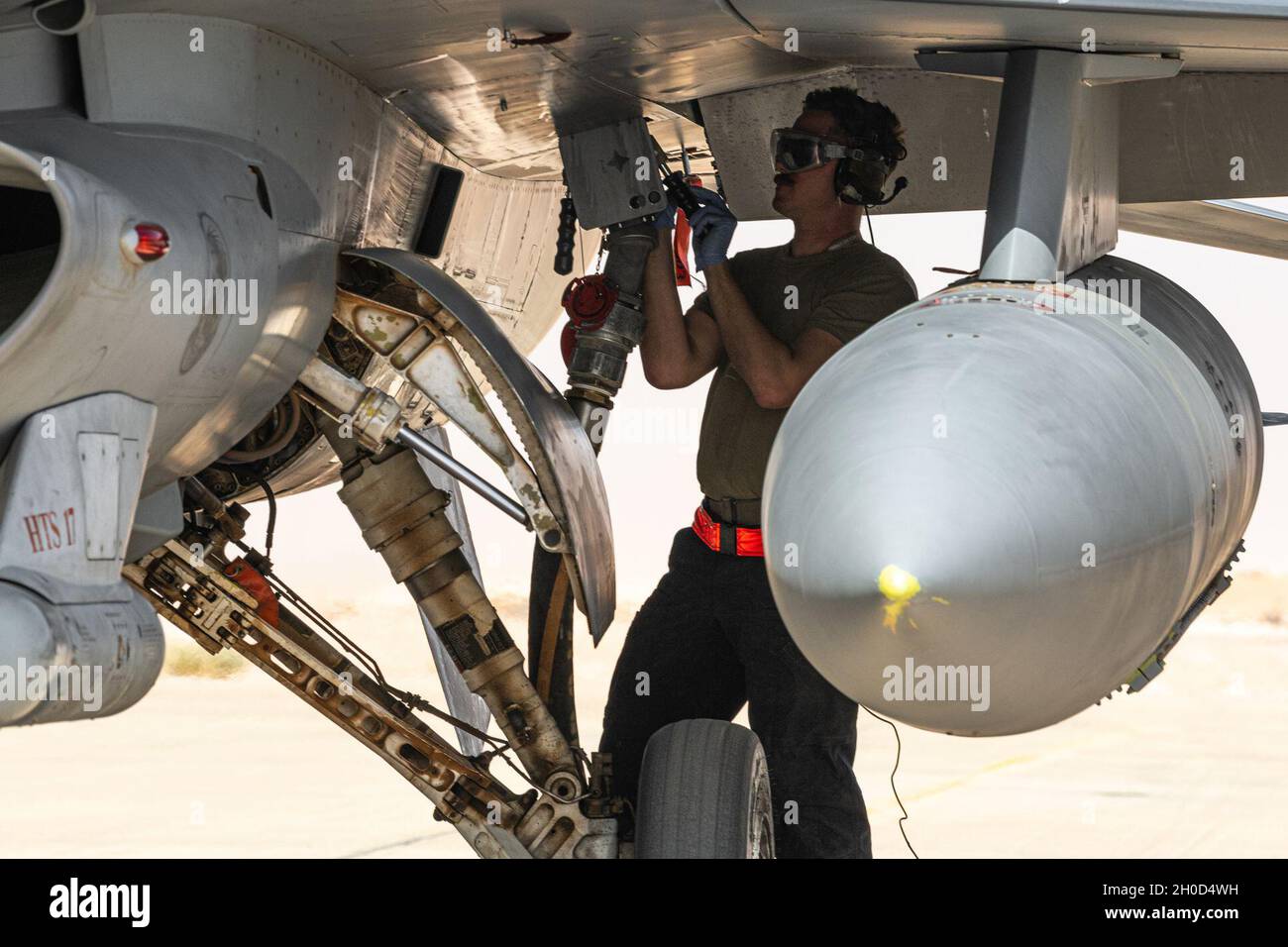 Airmen from the 77th Fighter Generation Squadron completed an ...