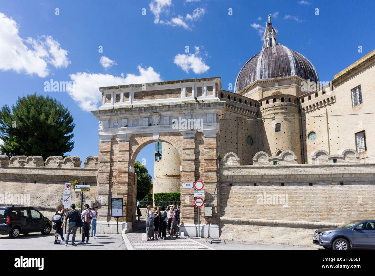 Porta Marina gate, Loreto, Marche, Italy, Europe Stock Photo - Alamy