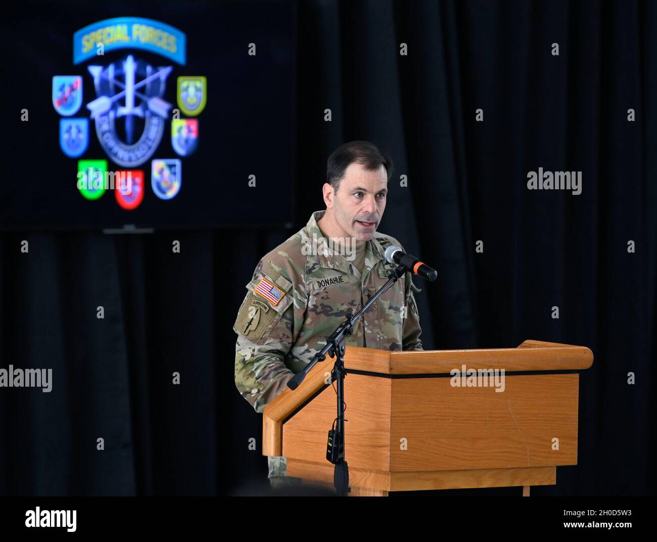 Major General Christopher T. Donahue, commander, 82nd Airborne Division ...