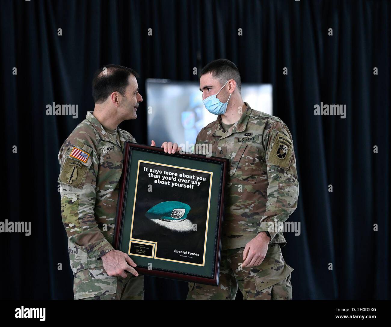 Major General Christopher T. Donahue, left, commander, 82nd Airborne ...
