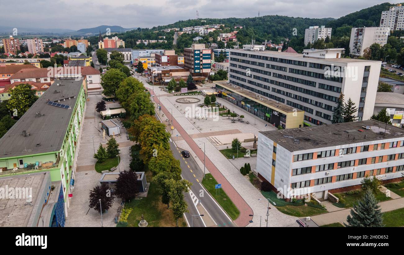Aerial view of the town of Vranov nad Toplou in Slovakia Stock Photo - Alamy