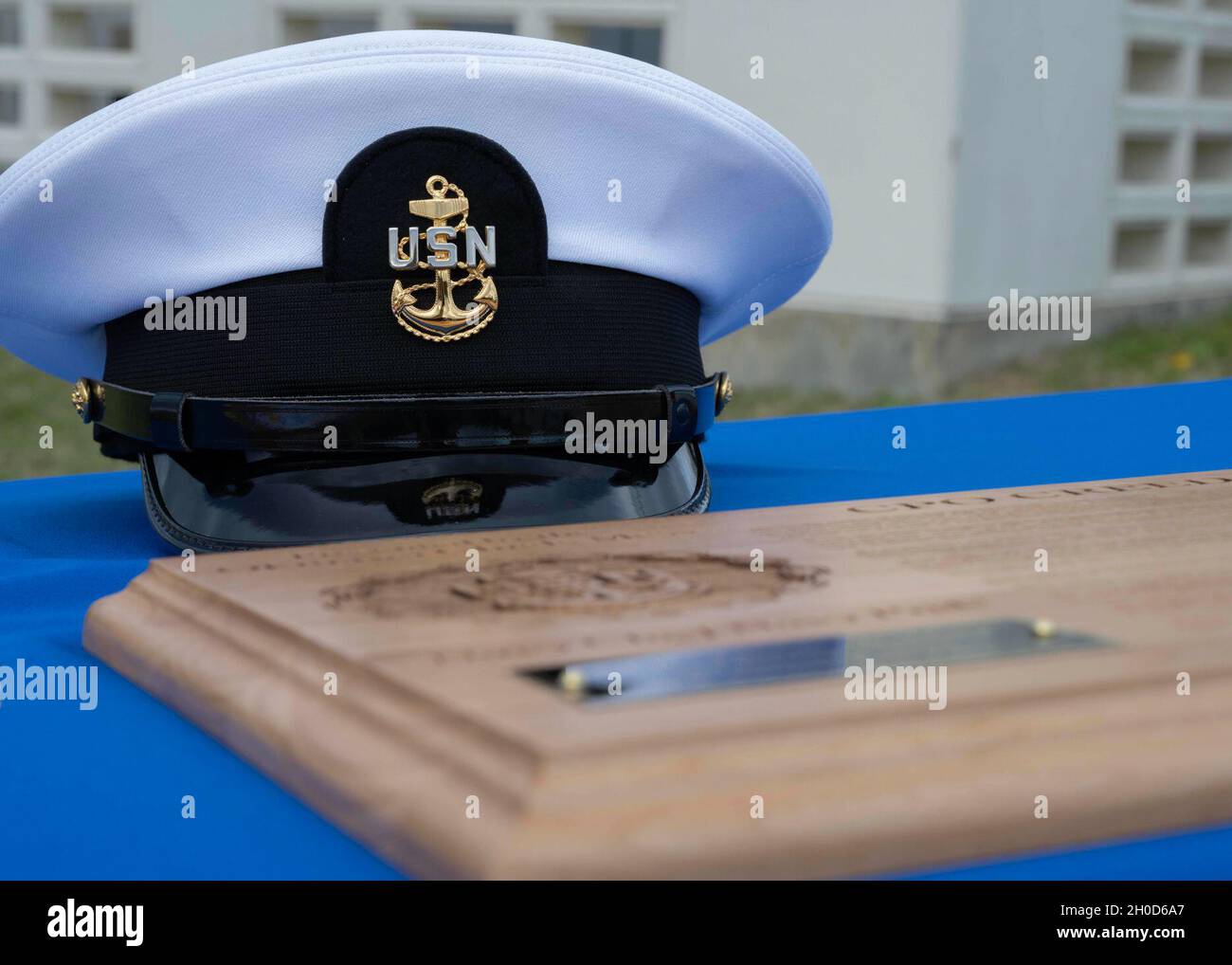 WHITE BEACH, Japan (Jan. 29, 2021) A navy chief petty officer ...