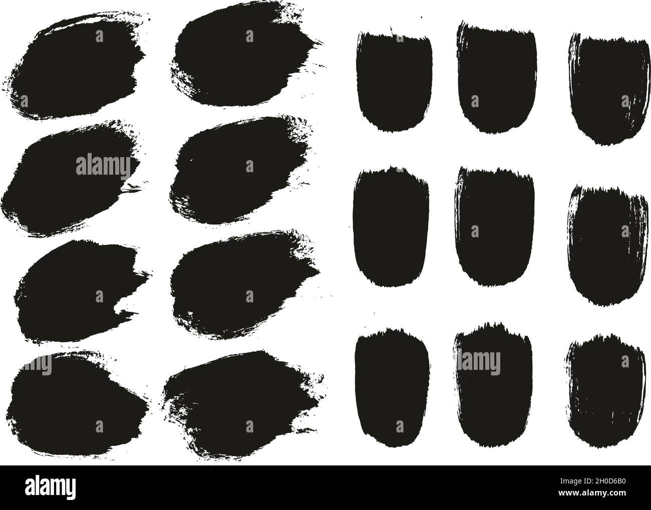 Flat Sponge Thin Artist Brush Long Background Mix High Detail Abstract ...