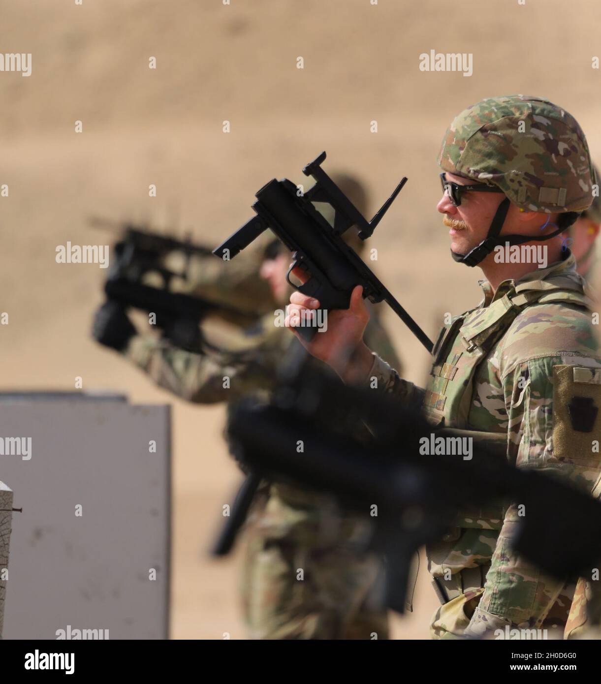 U.S. Soldiers with 2-104th General Support Aviation Battalion, 28th ...