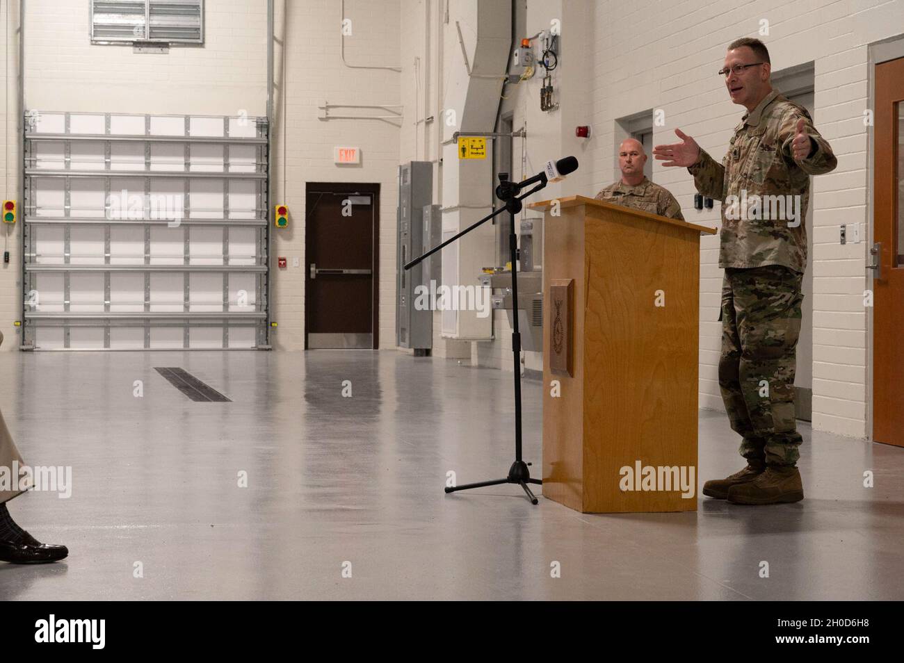 U.S. Air Force Lt. Col. John Poland, 125th Civil Engineer Squadron ...