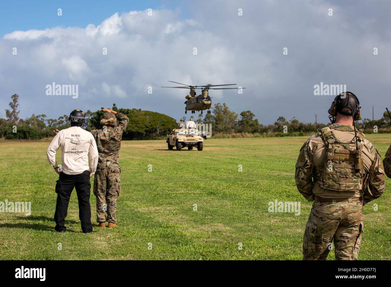 (from left to right) Mr. Jeffrey Ray, Sling Load Course Instructor ...