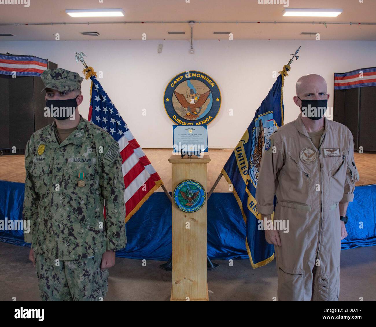 CAMP LEMONNIER, Djibouti – U.S. Navy Master-at-Arms 2nd Class William ...