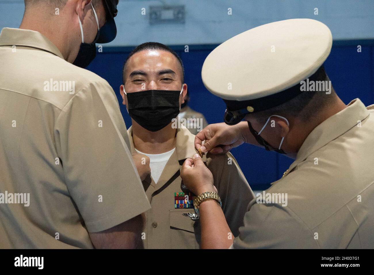 SANTA RITA, Guam (Jan. 29, 2021) Chief Logistics Specialist Kevin Brion ...