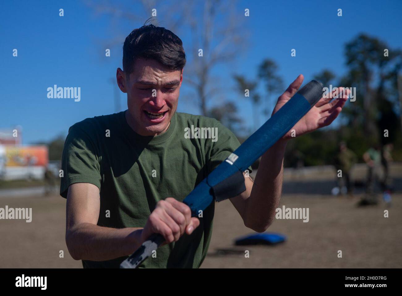 U.S. Marine Corps Sgt. Timothy Tice, a combat engineer with 2d Combat ...