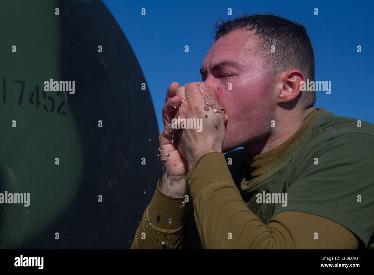 U.S. Marine Corps Lance Cpl. Casey Vance, a small arms technician with ...