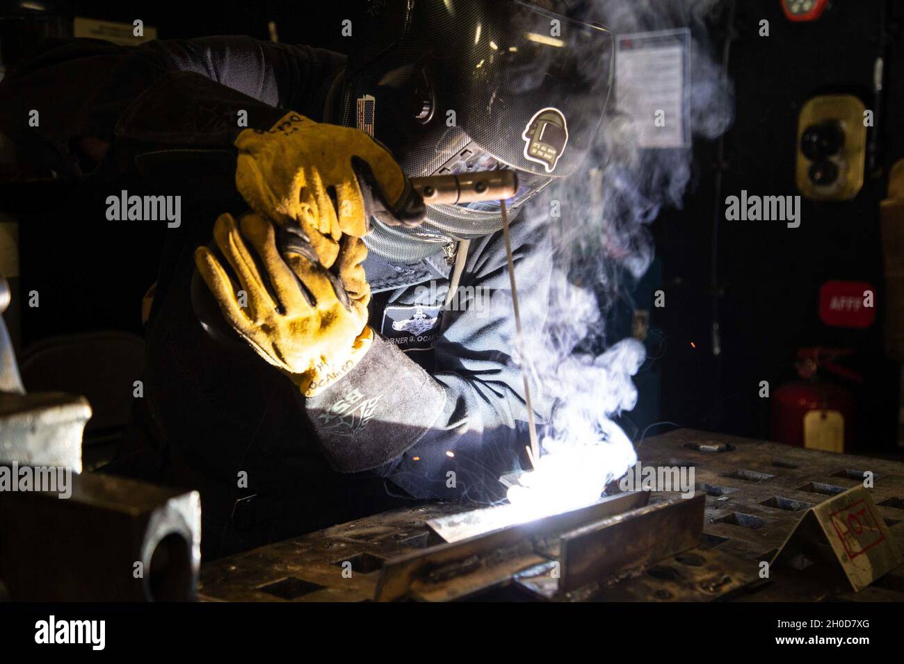 Hull Maintenance Technician 1st Class Abner Ocampo, from Virginia Beach ...