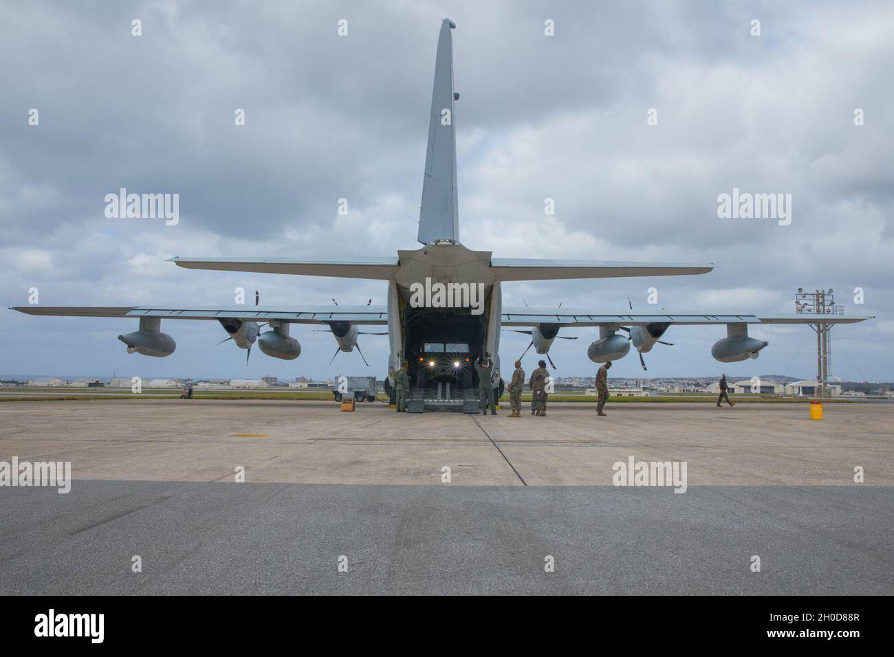 U.S. Marines with Marine Aerial Refueler Transport Squadron 152, 1st ...