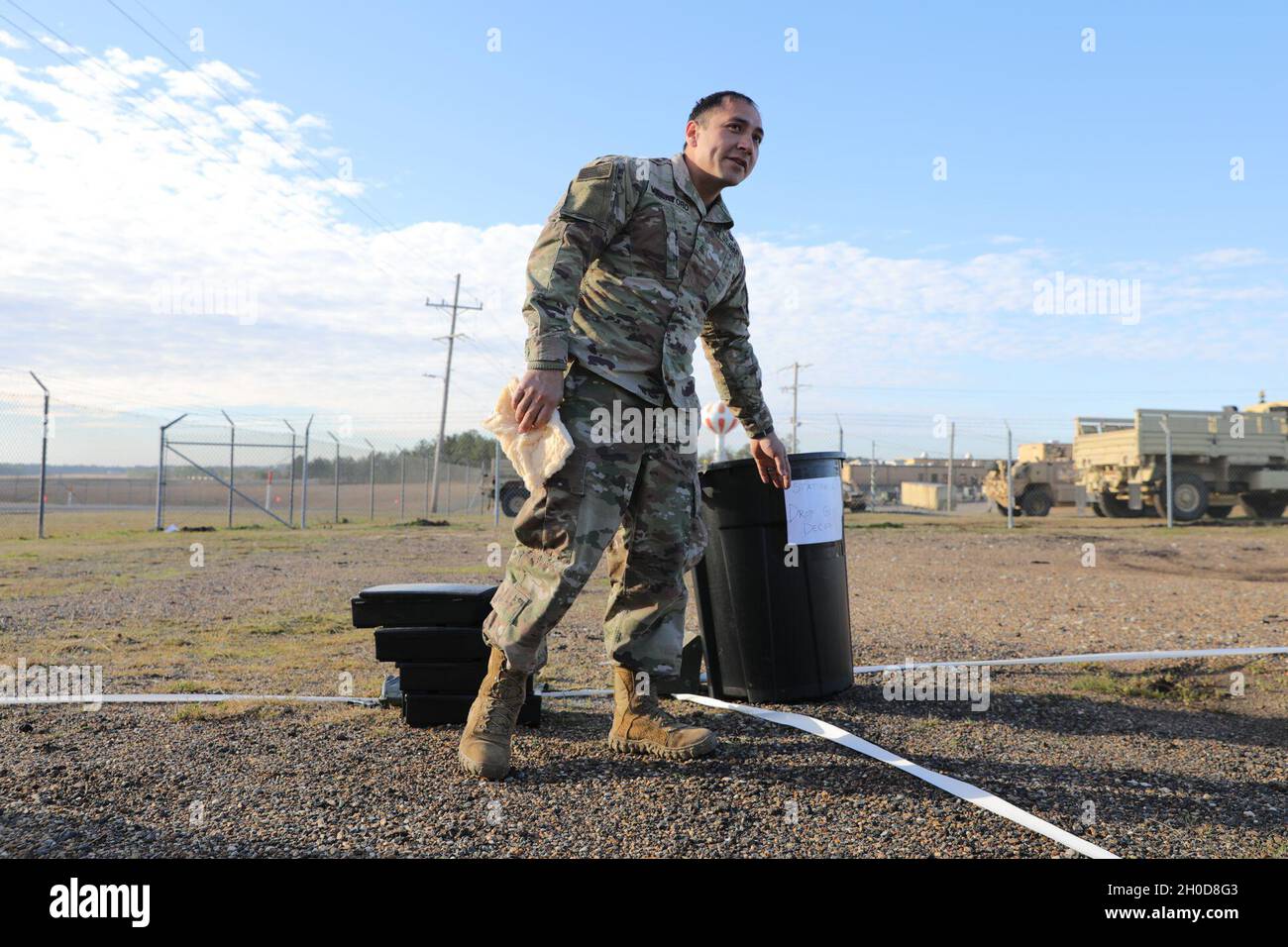 A Soldier from Task Force 3330, 3rd Special Forces Group (Airborne ...