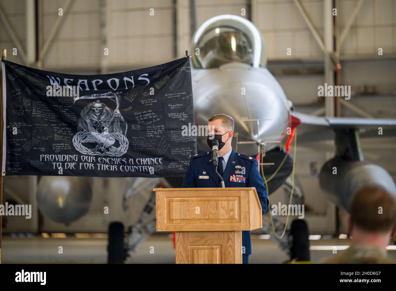 Maj. Robert Booth, 412th Aircraft Maintenance Squadron Commander ...