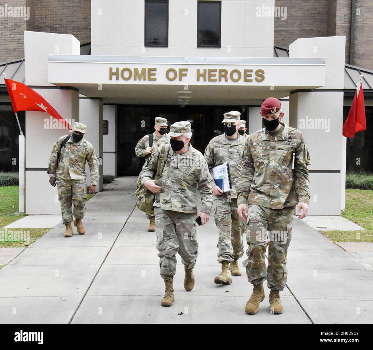 Lt. Gen. Douglas M. Gabram (center), Commanding General, U.S. Army ...