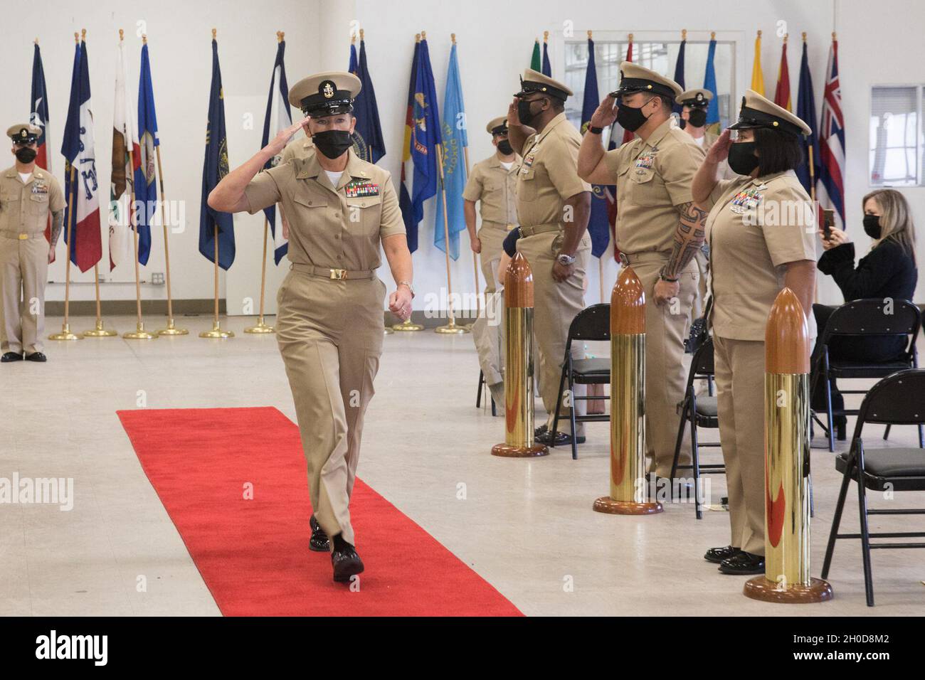 U.S. Navy Chief Petty Officer Anastasia Dobbs, a hospital corpsman with ...